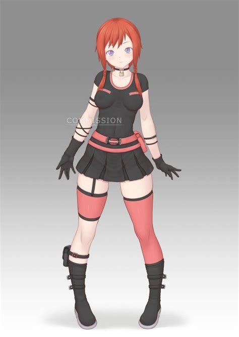 Commission Sexy Girl By Zyuxzul On Deviantart