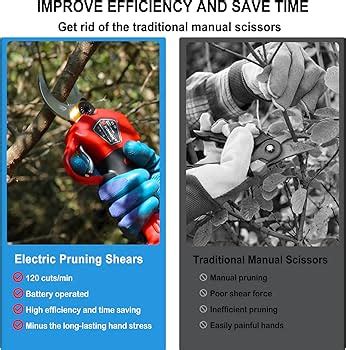 Benefits Of Electric Pruners Over Manual Pruning Tools Efficiency