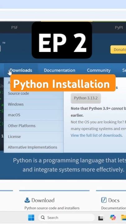 Ep 2 Installing Python Python Course Computersciencecourse Education Pythoncourse Python
