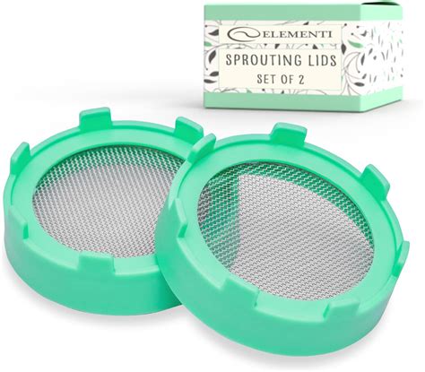 Picowe Plastic Sprouting Lids Sprouting Jar Strainer Lid