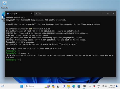 Fedora 40 Openssh Password Authentication Server World