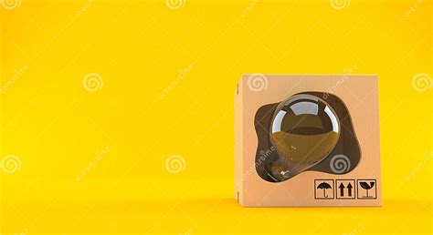 Light Bulb Inside Package Stock Illustration Illustration Of Idea 281482497