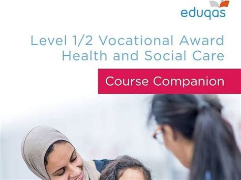 Wjec Eduqas Level 1 2 Health And Social Care Unit 2 Lessons 19 24 Teaching Resources