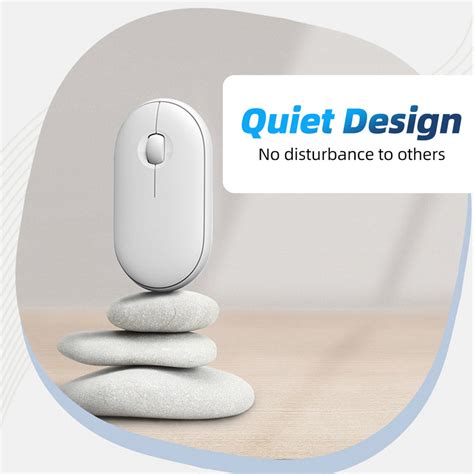 Badu Bg Безжична мишка за лаптоп компютър Pc тънка мини безшумна безжична мишка 2 4g мишки за