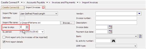How Do I Omit A Row From The Import File