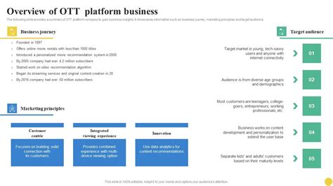Overview Of Ott Platform Business User Segmentation Professional Pdf