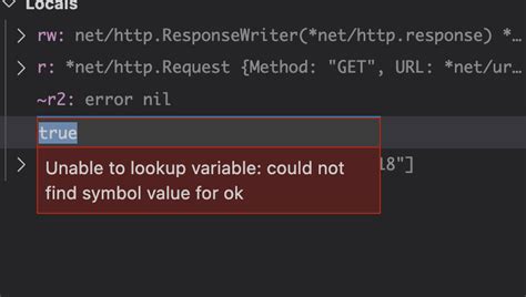 setting a variable on an upper frame using dap fails · issue 3171 · go