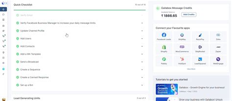 manage your connections gallabox docs