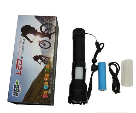 Cool White Led Flashlight Rechargeable Torch At ₹ 550piece In New