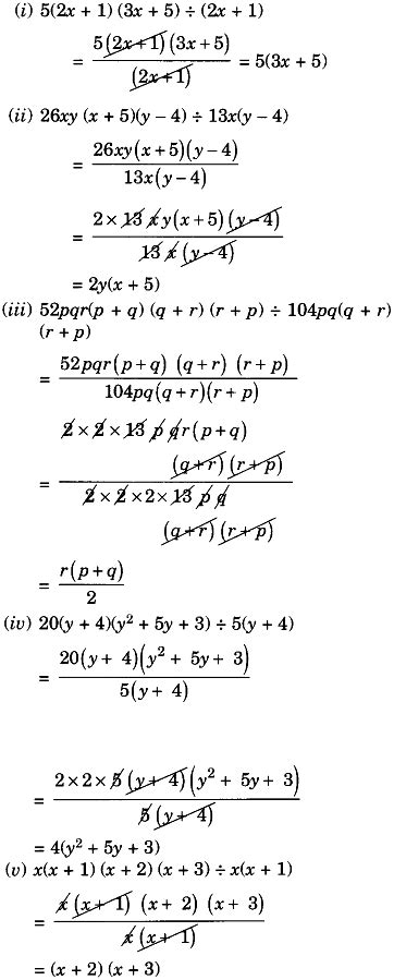 Ncert Solutions Class 8 Maths Chapter 14 Factorisation Sarthaks Econnect Largest Online