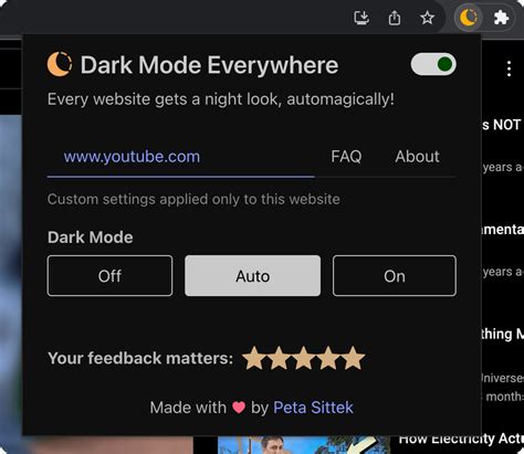 Dark Mode Everywhere How To Peta Sittek