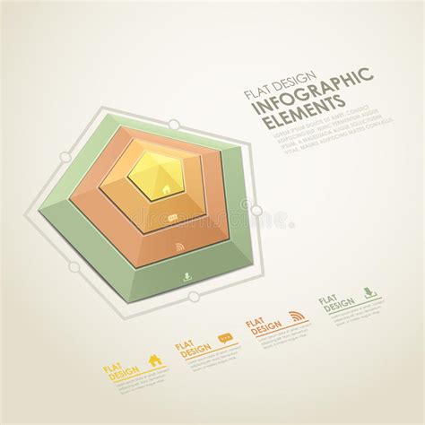 Abstract Radar Chart Infographics Stock Vector Illustration Of Menu Brochure