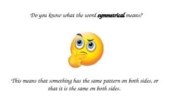Pattern Line Symmetry In Simple Shapes Symmetrical And Asymmetrical Pictures