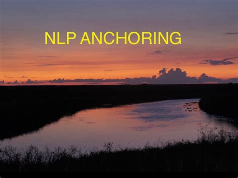 The Magic Of NLP Anchors