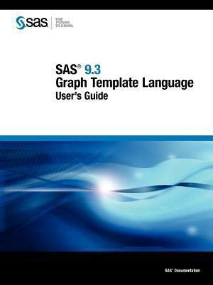 Sas Graph Template Language User S Guide By SAS Institute Goodreads