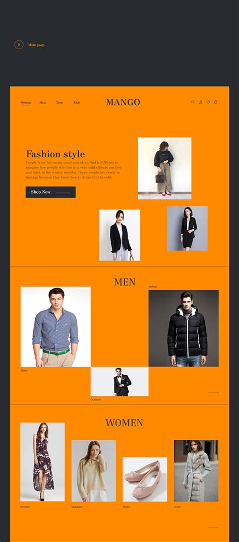 Fashion Style Redesign Concept Behance