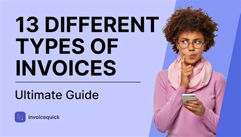 The Different Types Of Invoices A Comprehensive Guide