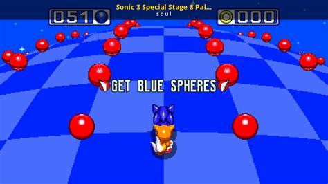 Sonic 3 Special Stage 8 Palette Mod For Sonic 3 A I R S3air Mods