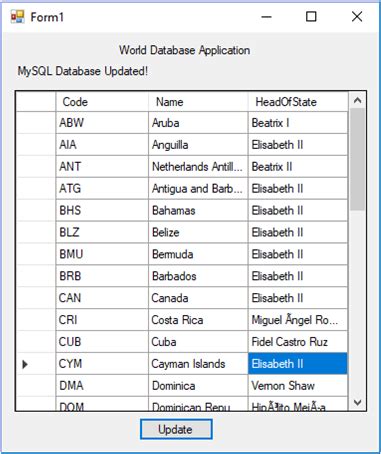 MySQL MySQL Connector NET Developer Guide 6 1 3 Working With Decoupled Data
