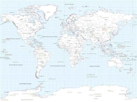 World Political Map Blank