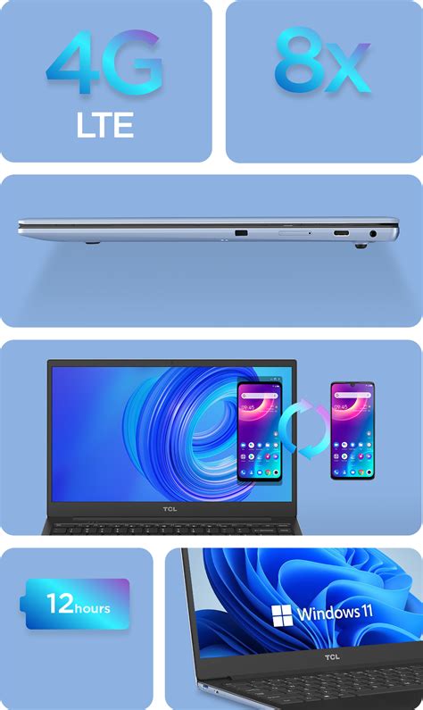 TCL Laptop Book 14 Go Ultra Slim Long Lasting Battery TCL Global