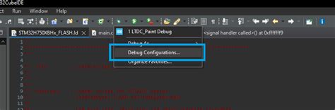 Solved Failed To Execute Mi Command Load Failed Stmicroelectronics Community