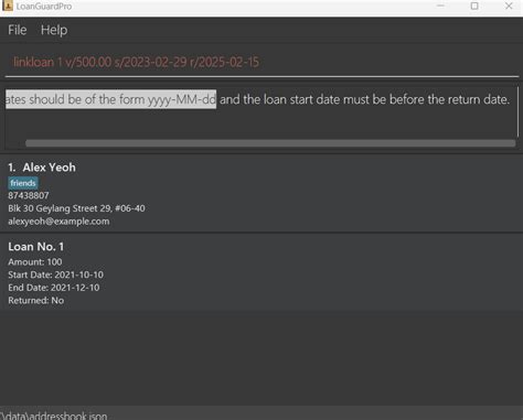 Incorrect Handling For Of Feb Issue Nus Cs AY S Pe Dev Response GitHub