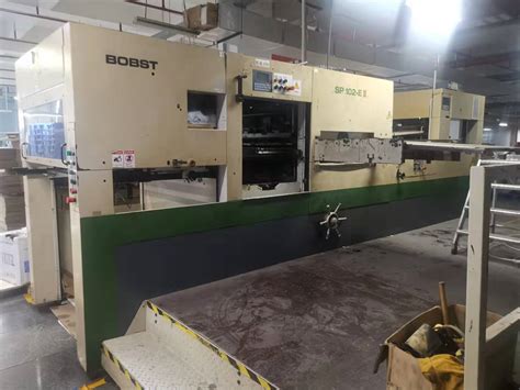 Bobst Sp102 2eiiyear2000 Automatic Die Cutting Machine Explus