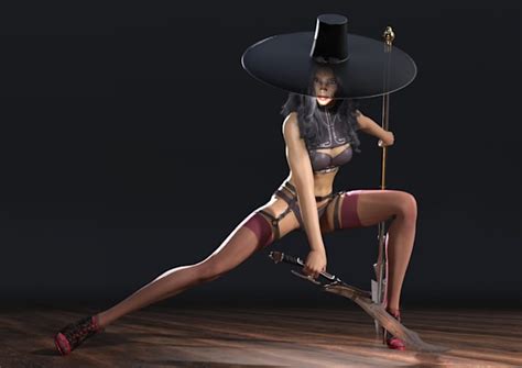 3drealistic Game Character Nsfw Art 3danime Ue5 Wonderdynamic Rig Turn 2d To 3d By Lilminay