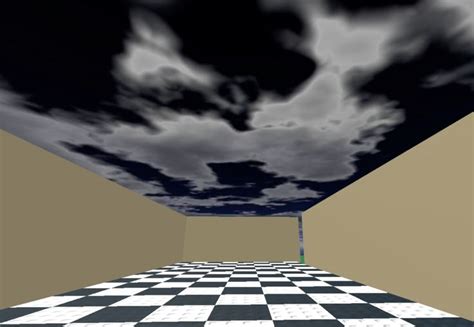 Roblox Guy In An Empty Room With Checkerboard Floor