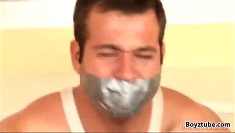 Hunk Tied Up And Gagged