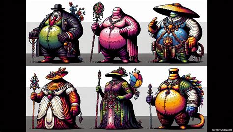 Some Character Sets Soft Diffusion Gallery