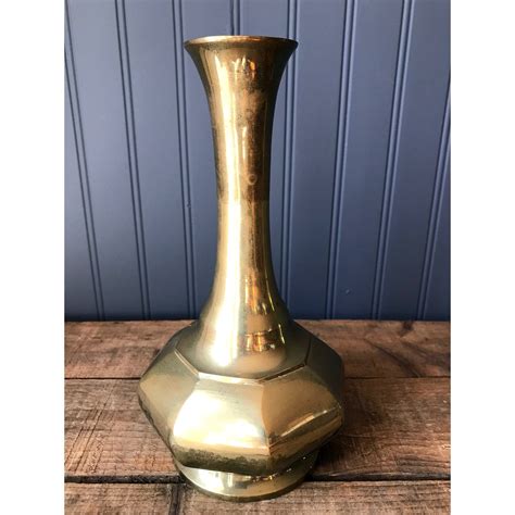 Vintage Brass Vase Feastvintage