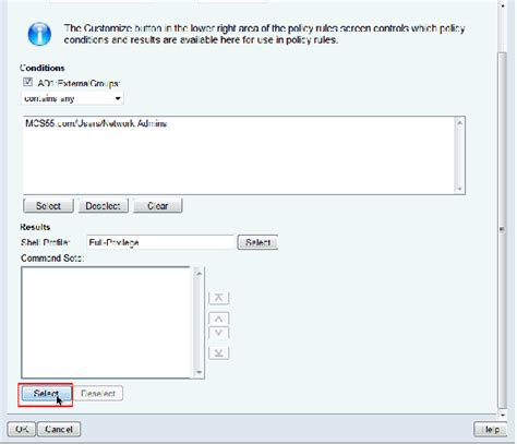 Acs 5x Tacacs Authentication And Command Authorization Based On Ad