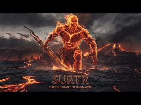 Fire Giants Norse Mythology Surtr Norse Mythology The Fire Giant