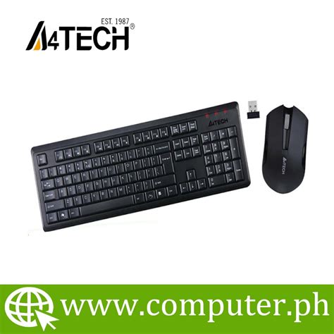 a4tech 4200n wireless desktop keyboard and mouse combo shopee philippines