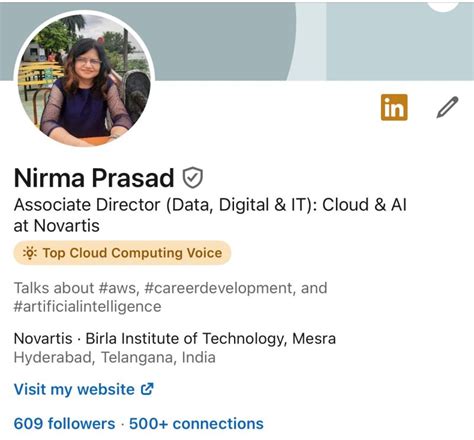 nirma prasad on linkedin cloudcomputing cloudarchitecture