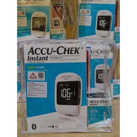 Jual Alat Accu Chek Instant Kit 1 Set Monitor 25 Test Strip Accuchek Instant New Family Pack