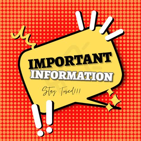 Important Information Template Postermywall