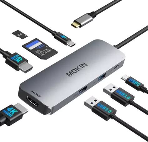 Mokin Usb C Docking Station Monitor Dual Adaptador Usb C A Meses Sin Interés