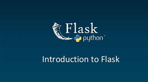 An Introduction To Flask