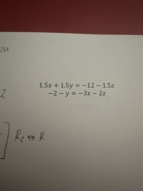 solved use gauss elimination method and state if
