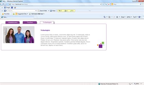 Javascript Using CssPIE For Js Tab Content In IE8 Not Rendering Stack Overflow