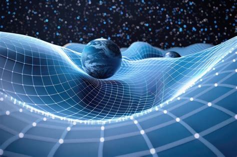 Premium Photo Gravitational Theory Gravitational Wave On Planet Earth Physical And
