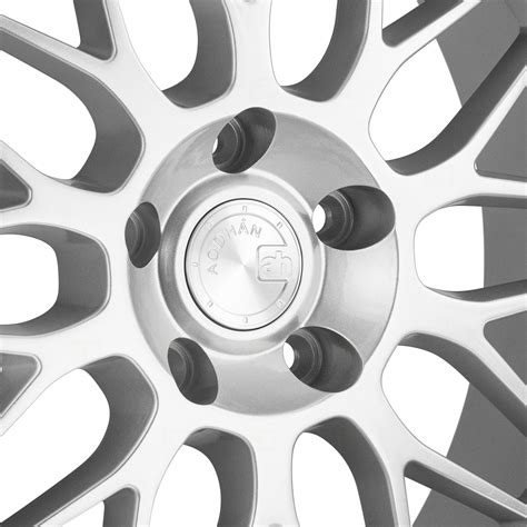 Aodhan® Ah02 Wheels Silver With Machined Lip Rims