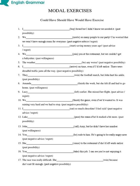 Modal Exercises Pdf