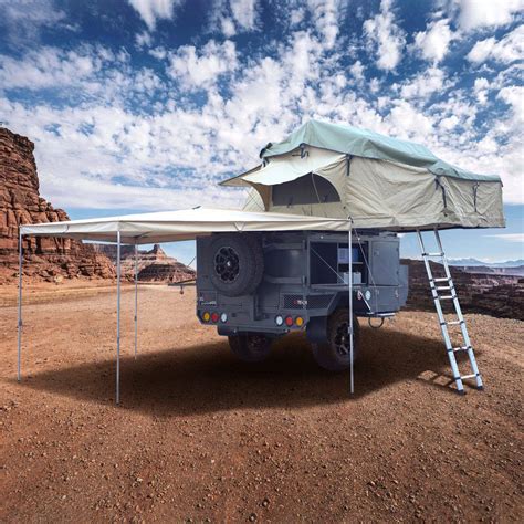 Ecocampor 4x4 Mini Lightweight Off Road Camper Trailer With Roof Top