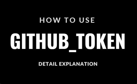 Automatic Githubtoken Authentication In Github Actions By Irfan