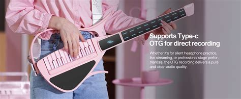 Enya Cyber G Stringless Smart Guitar Foldable Travel Backing Guitarra