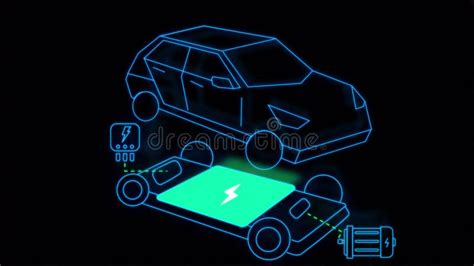 Electric Charging Progress Bar Electric Vehicle Battery Indicator